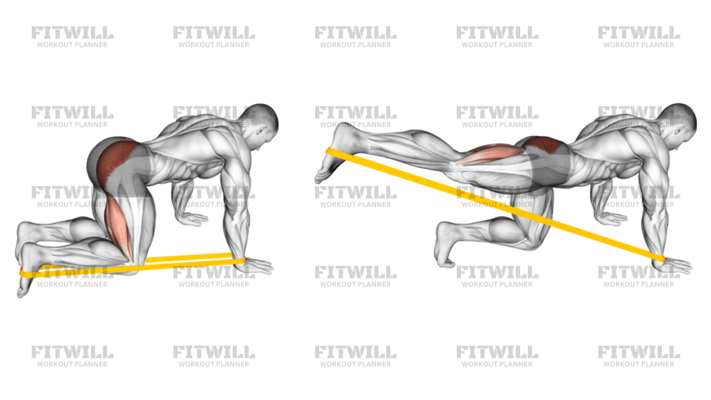 Resistance Band Leg Kickback: Exercise Guide, Techniques, Benefits, How ...
