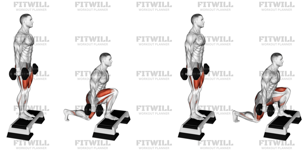 Manualvektsbaklengs Utfall Fra Deficit: Treningsguide, Teknikk ...