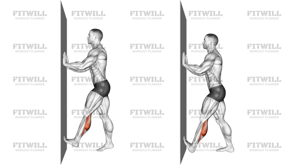 Calf Push Stretch With Hands Against Wall: Guide, Techniques, Benefits ...