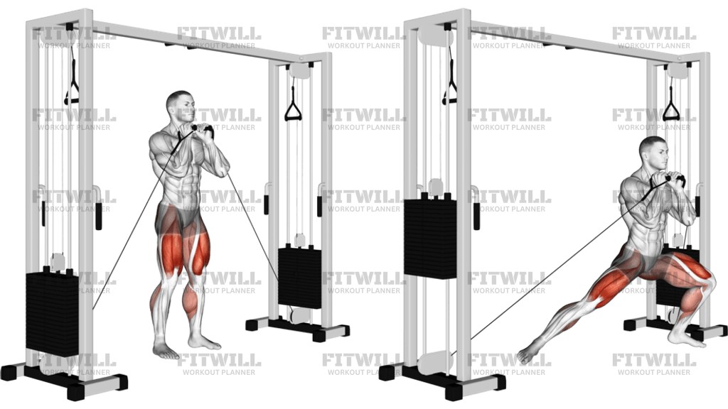 Cable Lateral Lunge: Guide, Techniques, Benefits, How to, Muscles ...