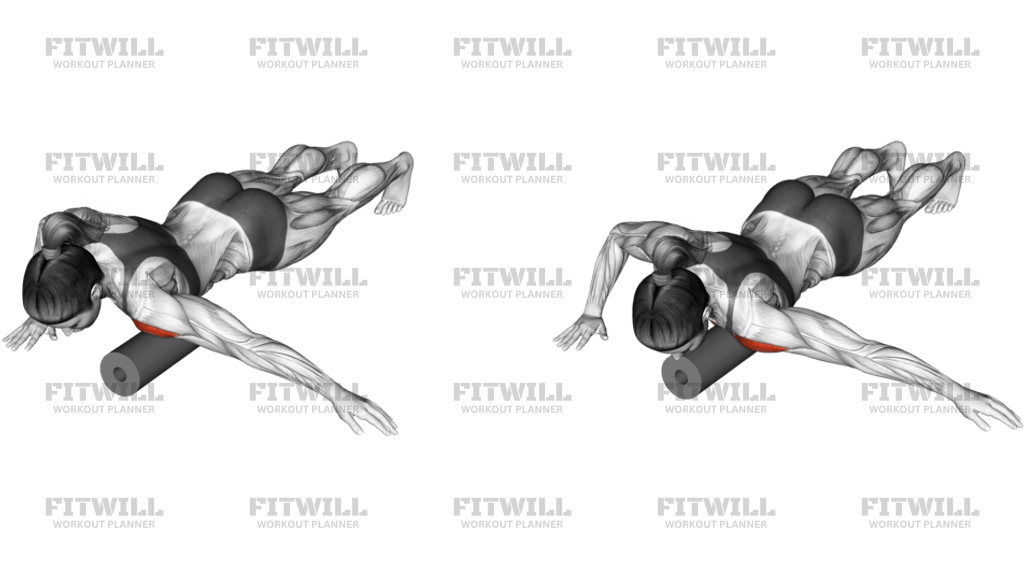 Roll Front Shoulder and Chest Lying on Floor (female): Guide ...